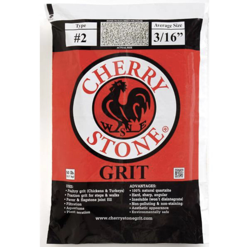 Grit Cherry Stone #2 50 Pound Bag