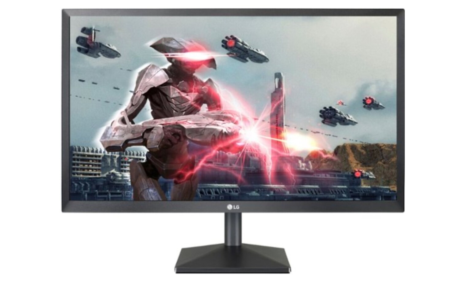 LG - 24" IPS LED FHD FreeSync Monitor - Black