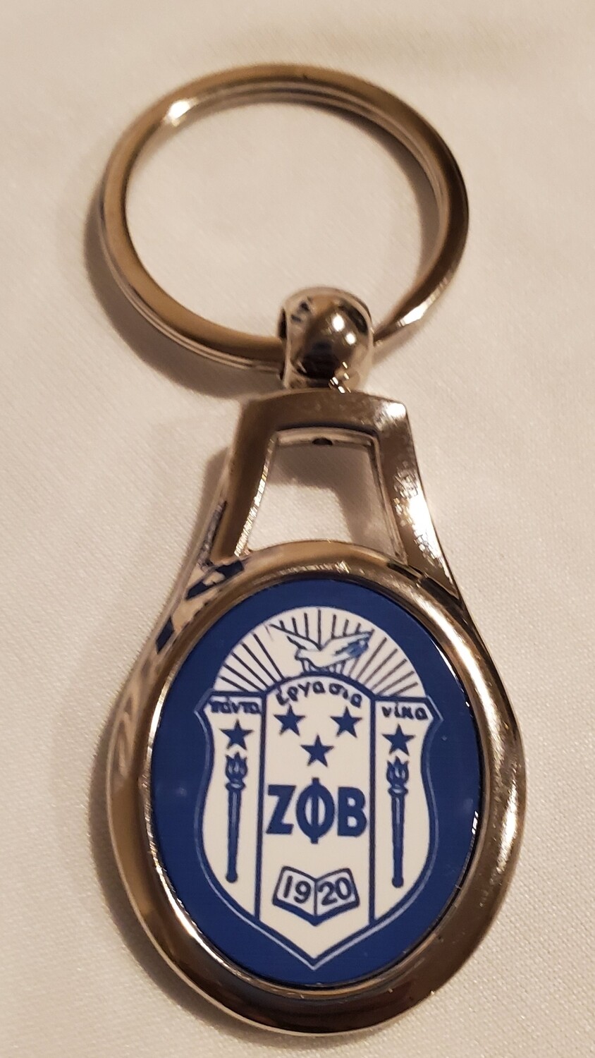 Zeta Phi Beta Key chain