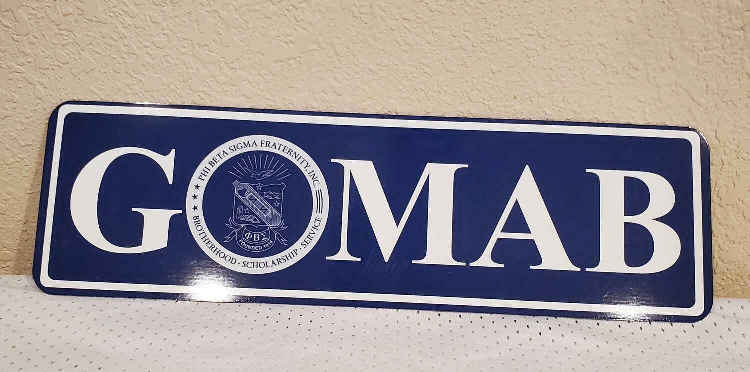 GOMAB Aluminum Street Sign Display