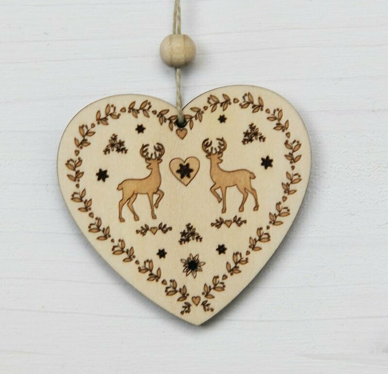 Coeur double cerf