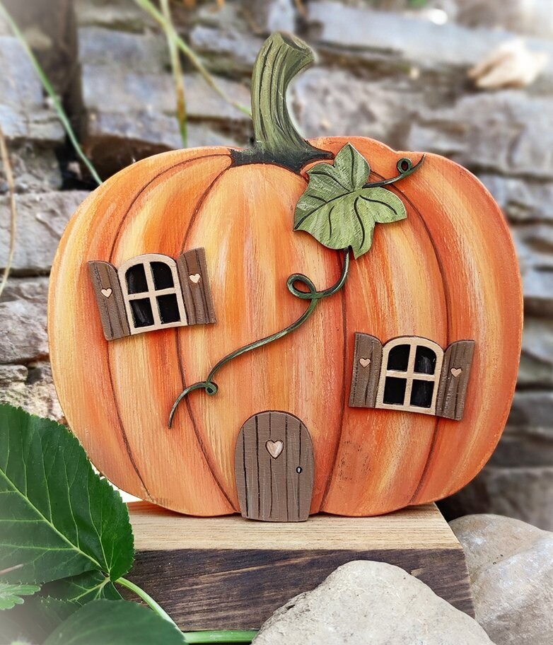 Maison citrouille ronde