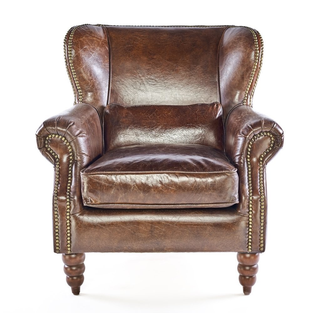 Ledersessel Braun Vintage