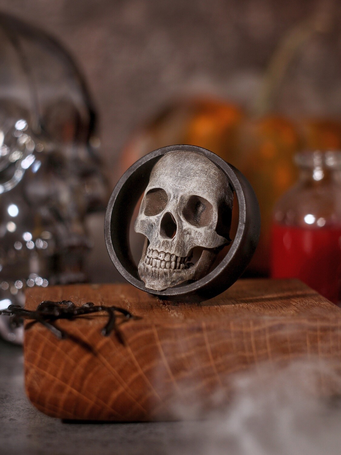 Skull - Double Flared Ear Plugs