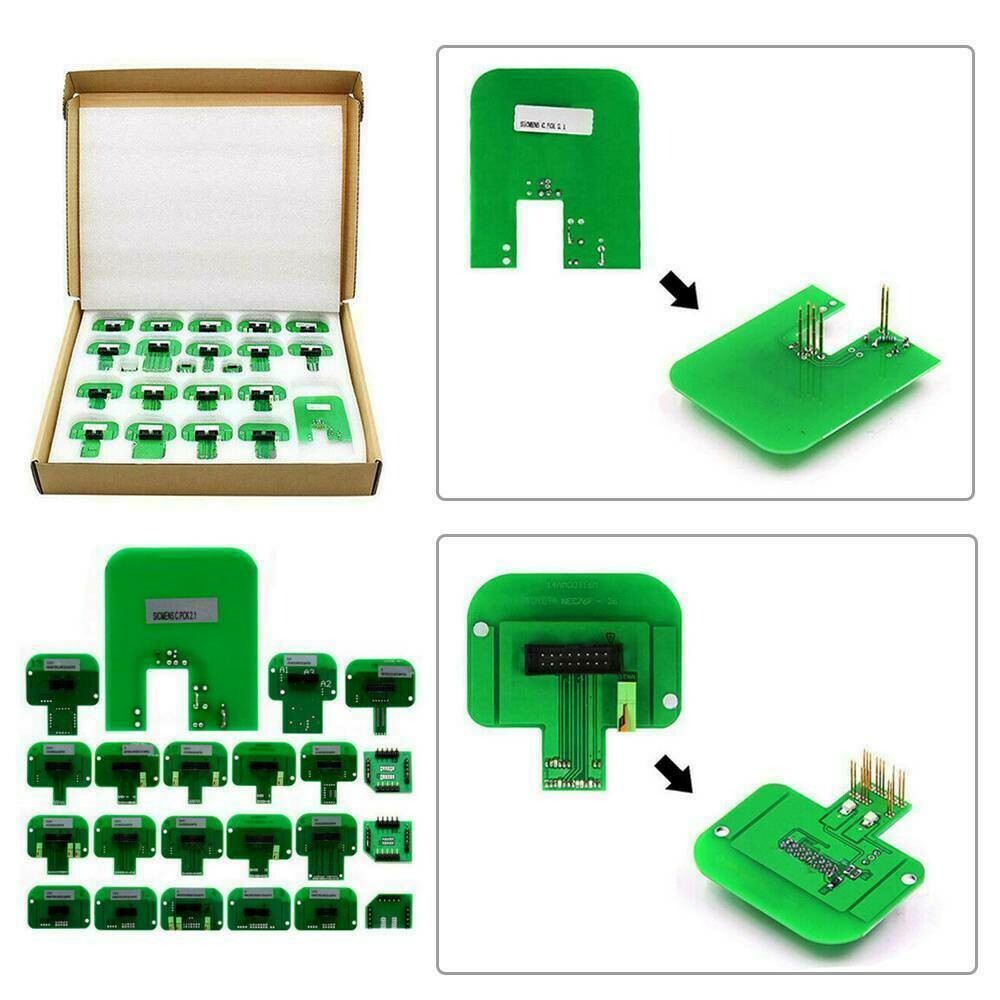 22pcs BDM Bench Ecu Adaptors
