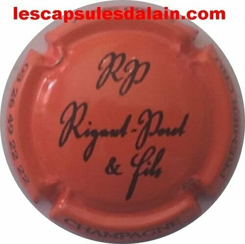 CAPSULE CHAMPAGNE RIGAUT PORET & FILS RÉF N°10a