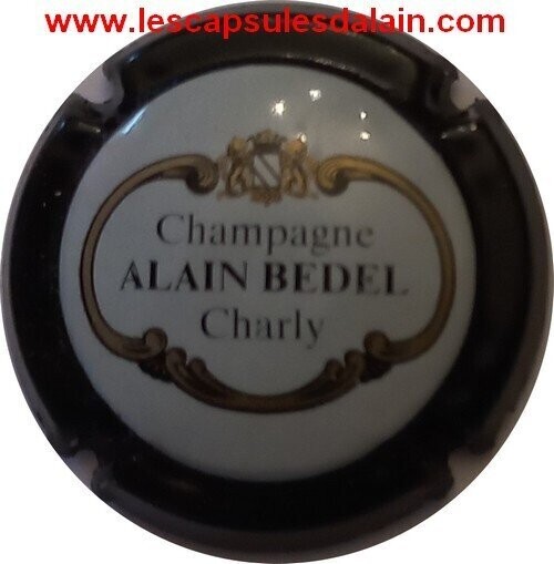 CAPSULE CHAMPAGNE ALAIN BEDEL NOIR ET BLANC RÉF N°2 NEWS