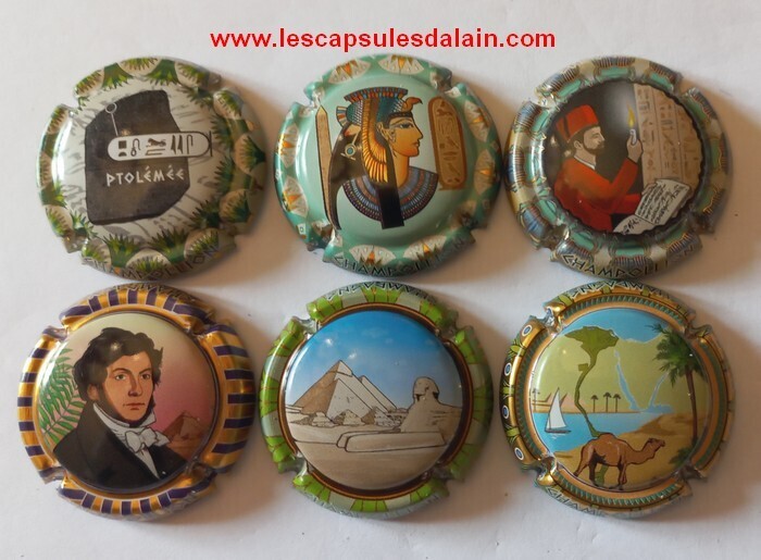 6 BELLES CAPSULES CHAMPAGNE GENERIQUE CHAMPOLLION 2022 NEWS