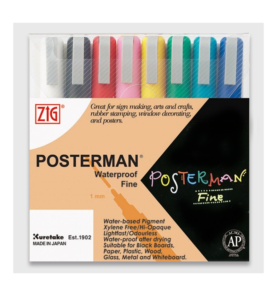 ZIG Posterman 8 Fine
