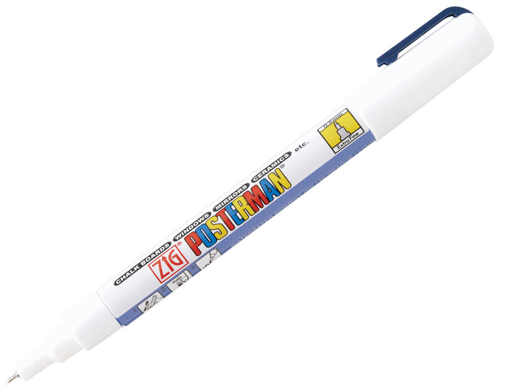 ZIG Posterman 1mm blanco (unidad)