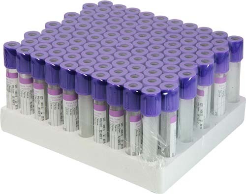 Lavender Top / EDTA Vacuum Blood Collection Tubes
