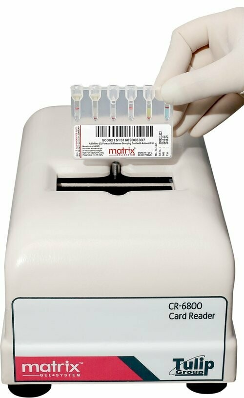 MATRIX Card Reader, 24gel card placer, tabletop