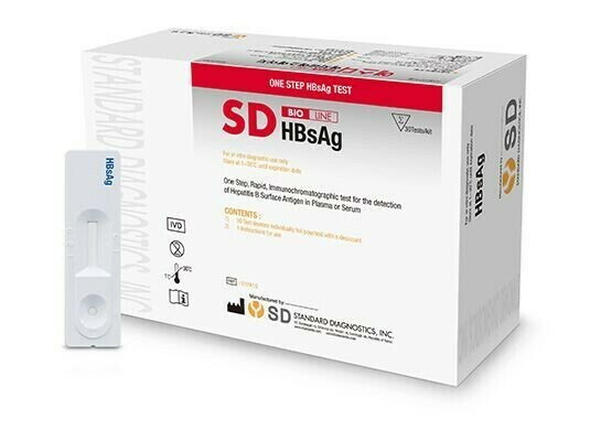 HBsAg Rapid Test Kit serum/plasma 30T, cassette, SD