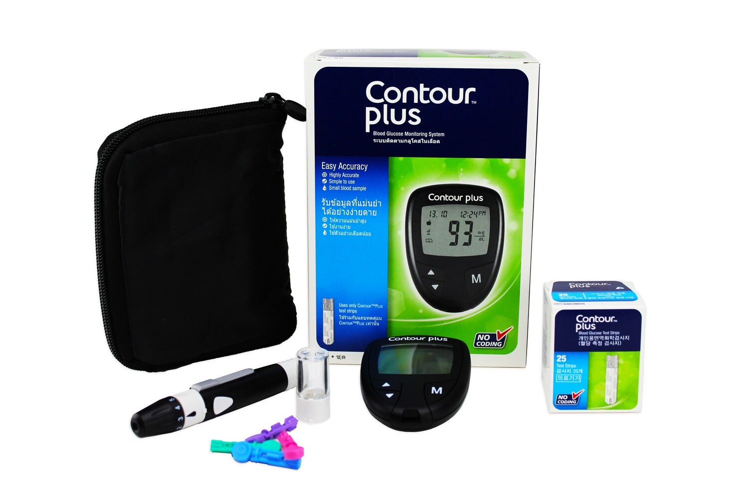 Blood Glucose Monitoring System, Contour Plus, ASCENSIA (with free ...