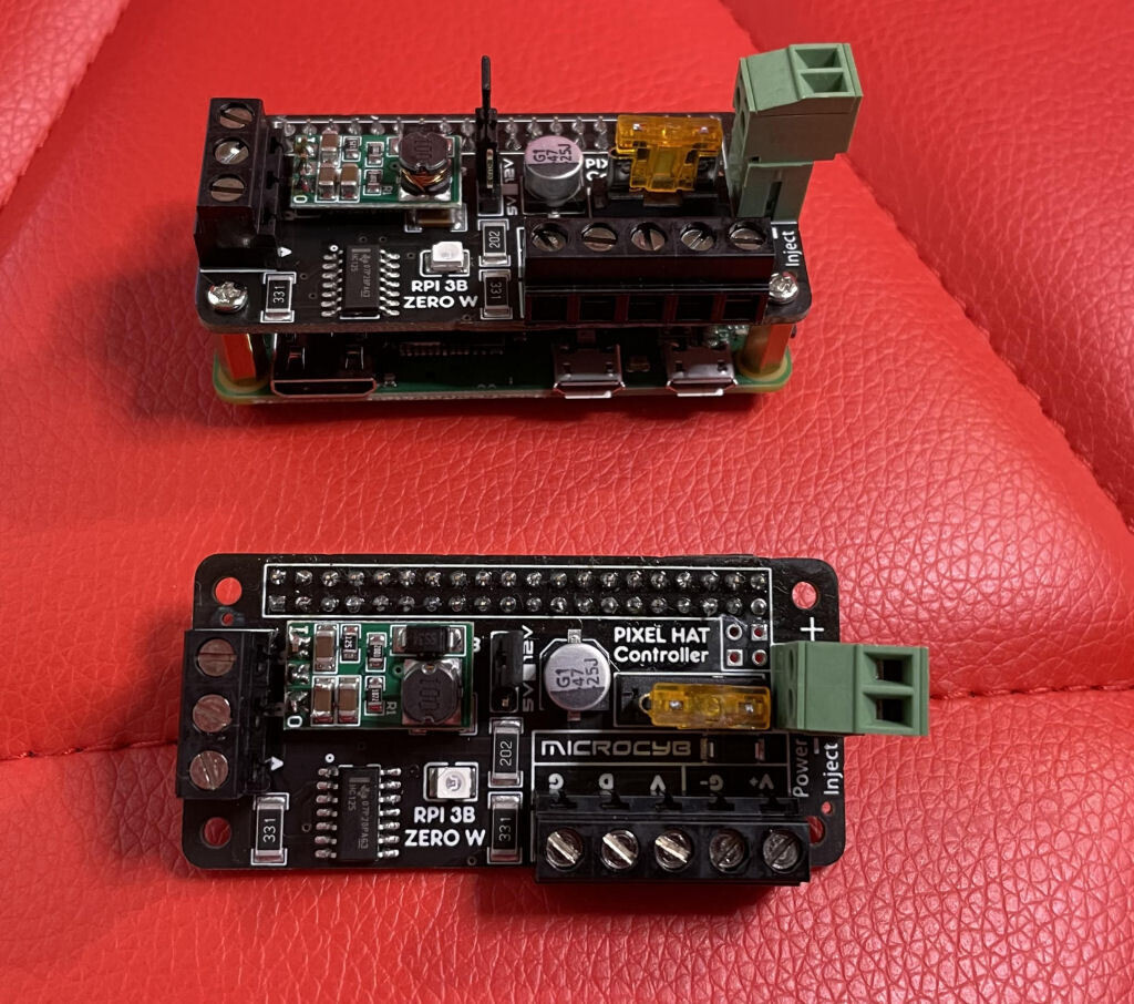 Pixel Pi HAT FPP Controller Duel Output 5v - 12v