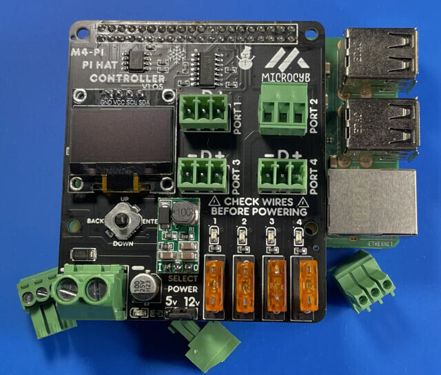 Raspberry Pi - 4 Port Pixel controller M4-PI FPP xLights