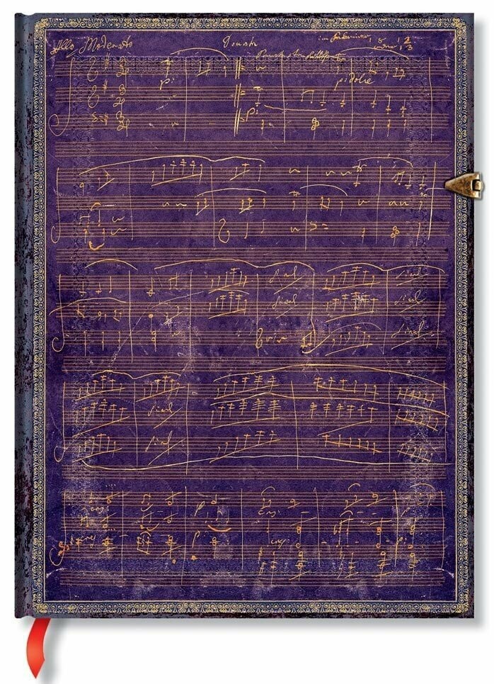 Paperblanks Ultra Musical Staves Notebook - Beethoven's 250th Birthday
