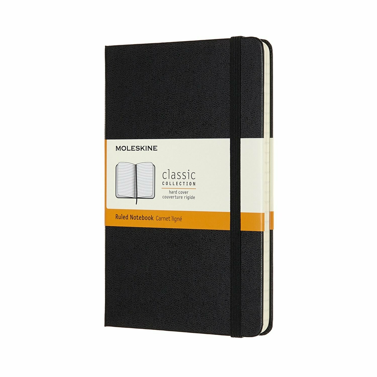Moleskine Pocket Black Hardcover Ruled Notebook