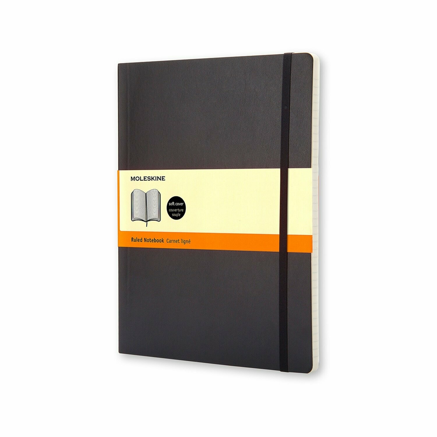 Moleskine Pocket Black Softcover Ruled Notebook