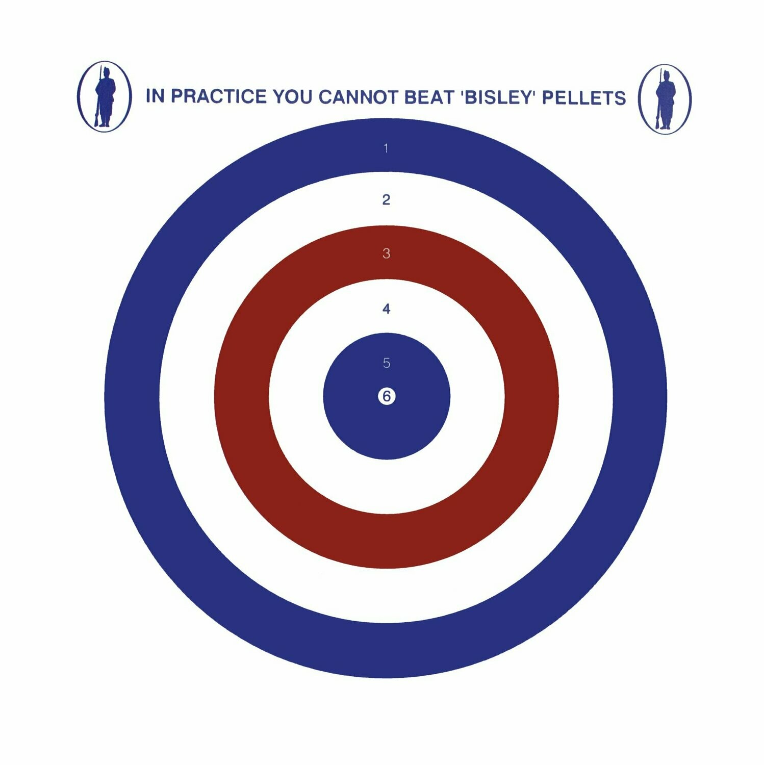 Grade 3 Paper Targets 17cm by Bisley