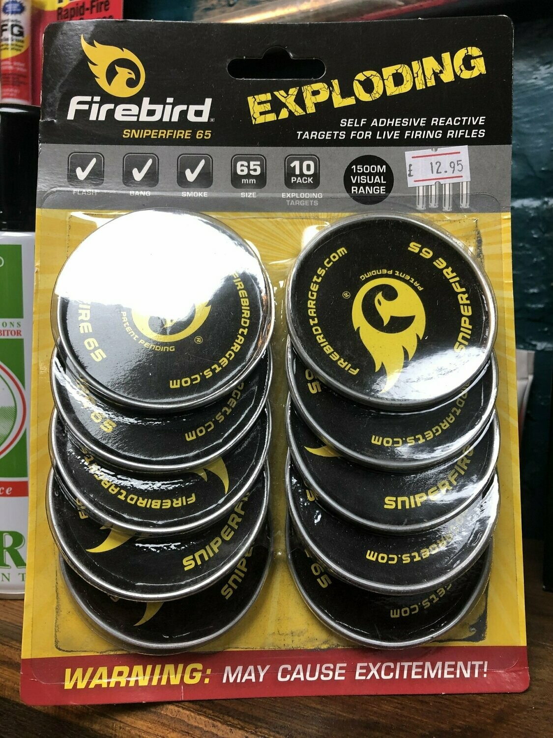 Firebird Sniperfire 65 Exploding Targets