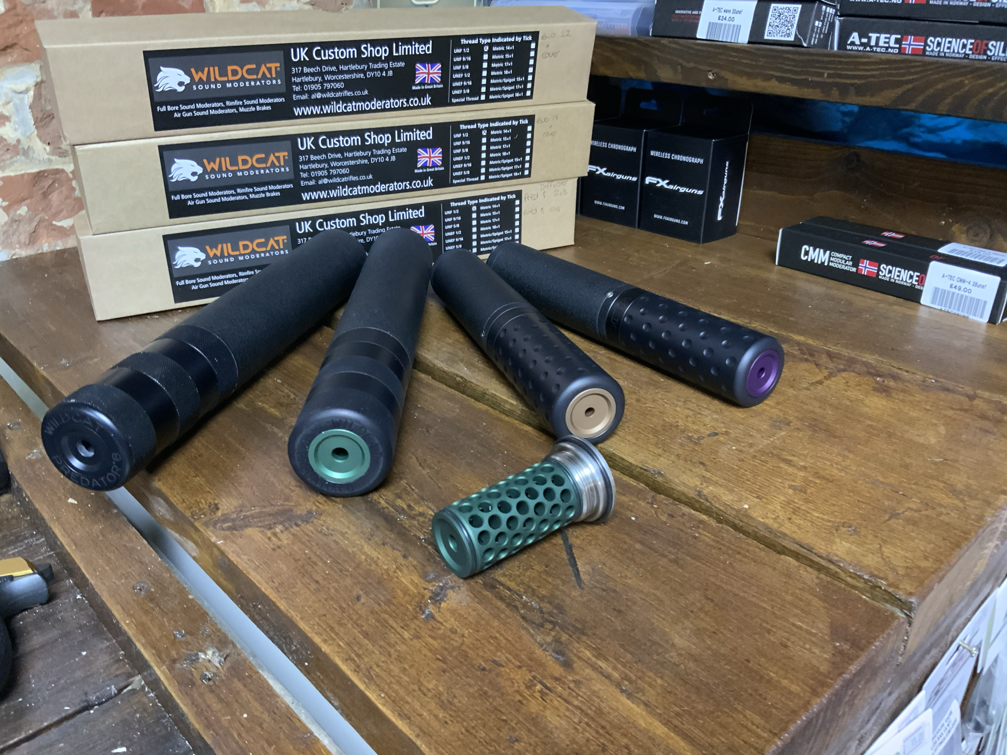 Moderators / Silencers