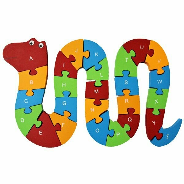 Snake Number & Alphabet Puzzle