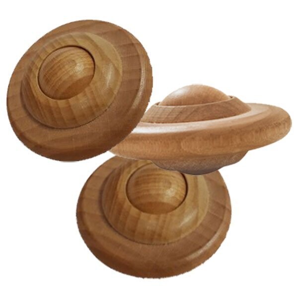 Wooden Rolling Ball Fiddle Toy (Massager)