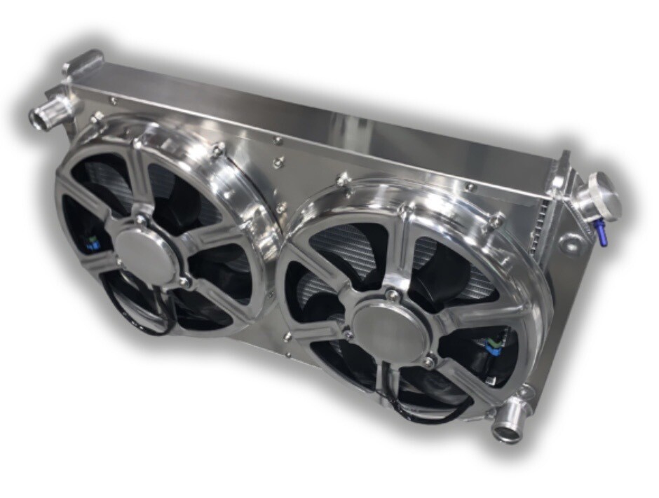 Entropy Radiator “Short” Dual HPX Fans Supports 600 Horsepower (Drop ...