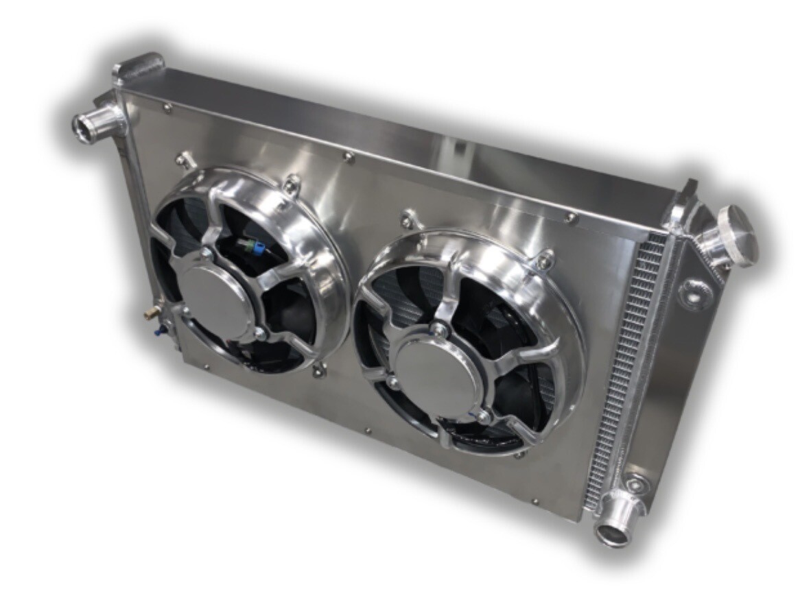 Entropy Radiator (Tall)Dual HPX Fans Supports 600 Horsepower (Drop ...