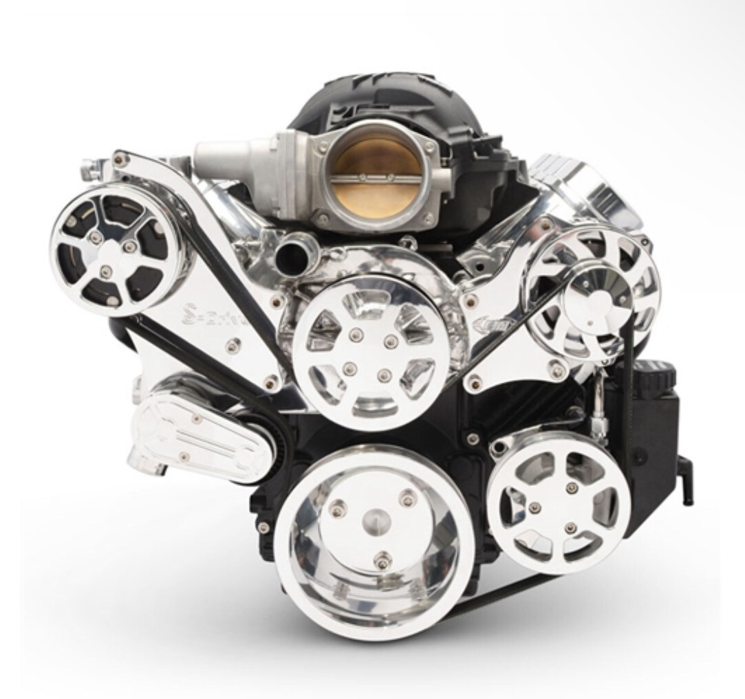 S-Drive Serpentine Pulley Kit LS Chevy