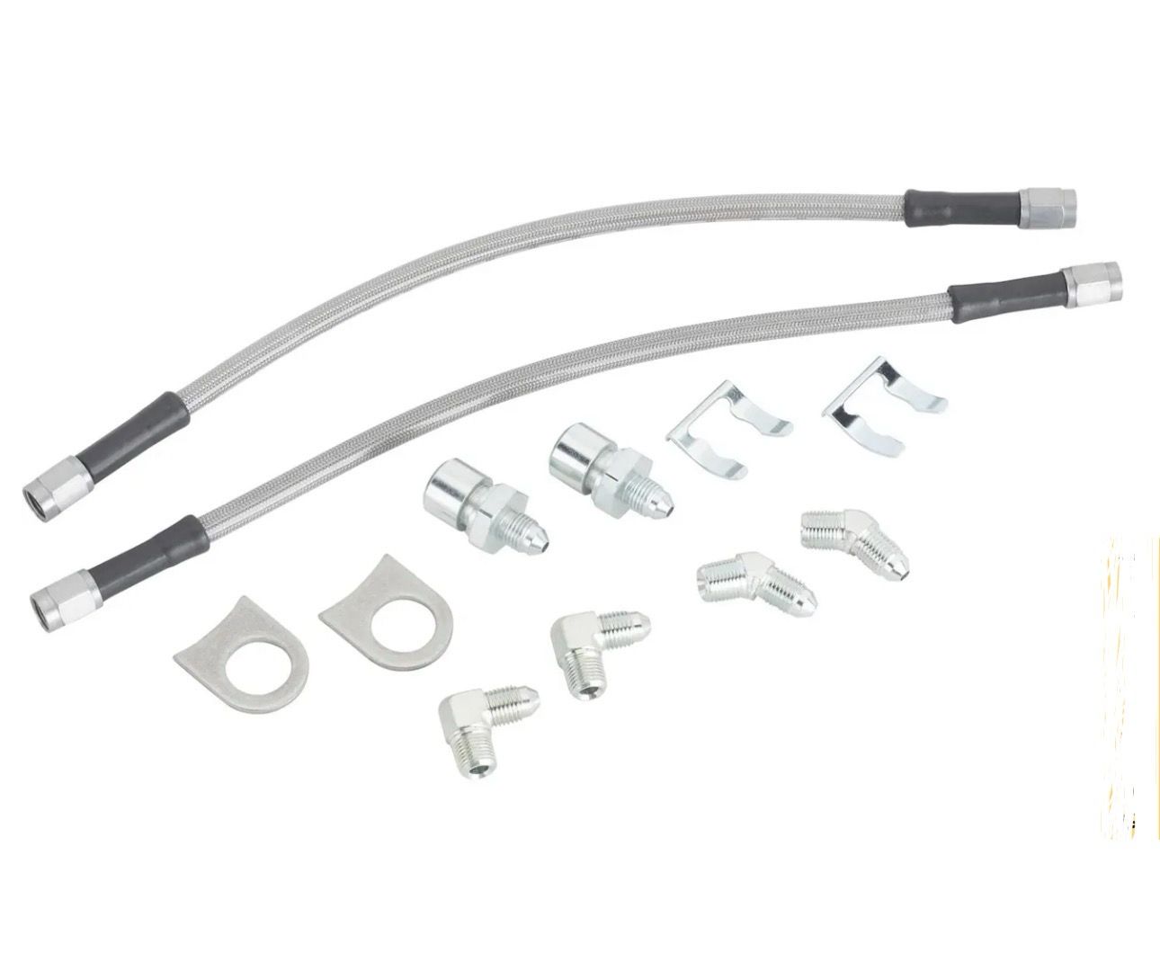 Wilwood Flex line Weld On Axle Bracket Brake Line Kit-12” Length