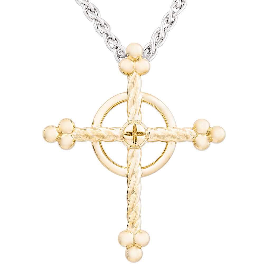 CC Celtic Cross©—Large Yellow Gold – Celtic Cross – CHRISTIAN CAINE DESIGNS