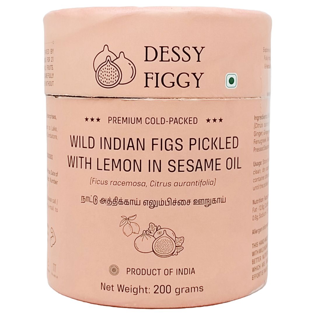 Premium Cold-Packed Wild Indian Figs Pickled with Lemon in Sesame Oil ...