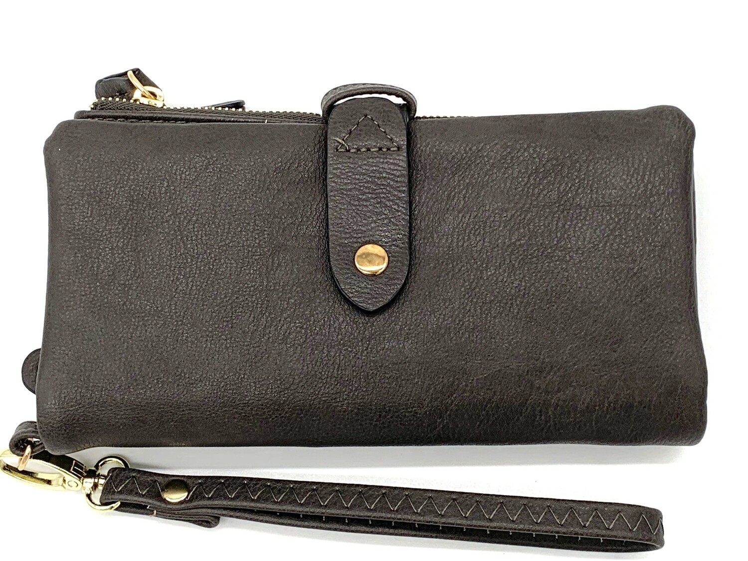 5268 Cell Phone Wristlet/Wallet dk gray