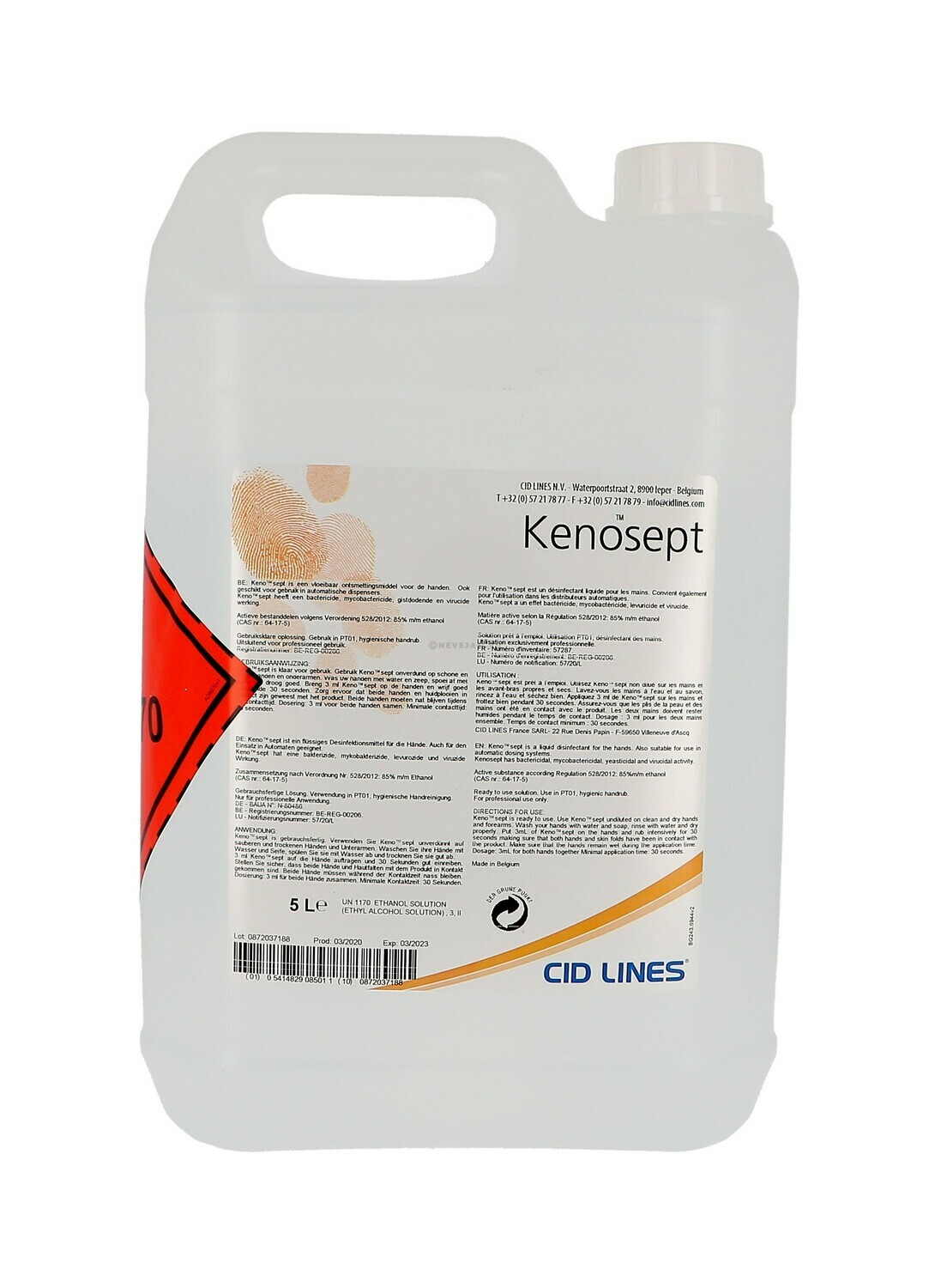 Keno™sept 5L. hand desinfecterende