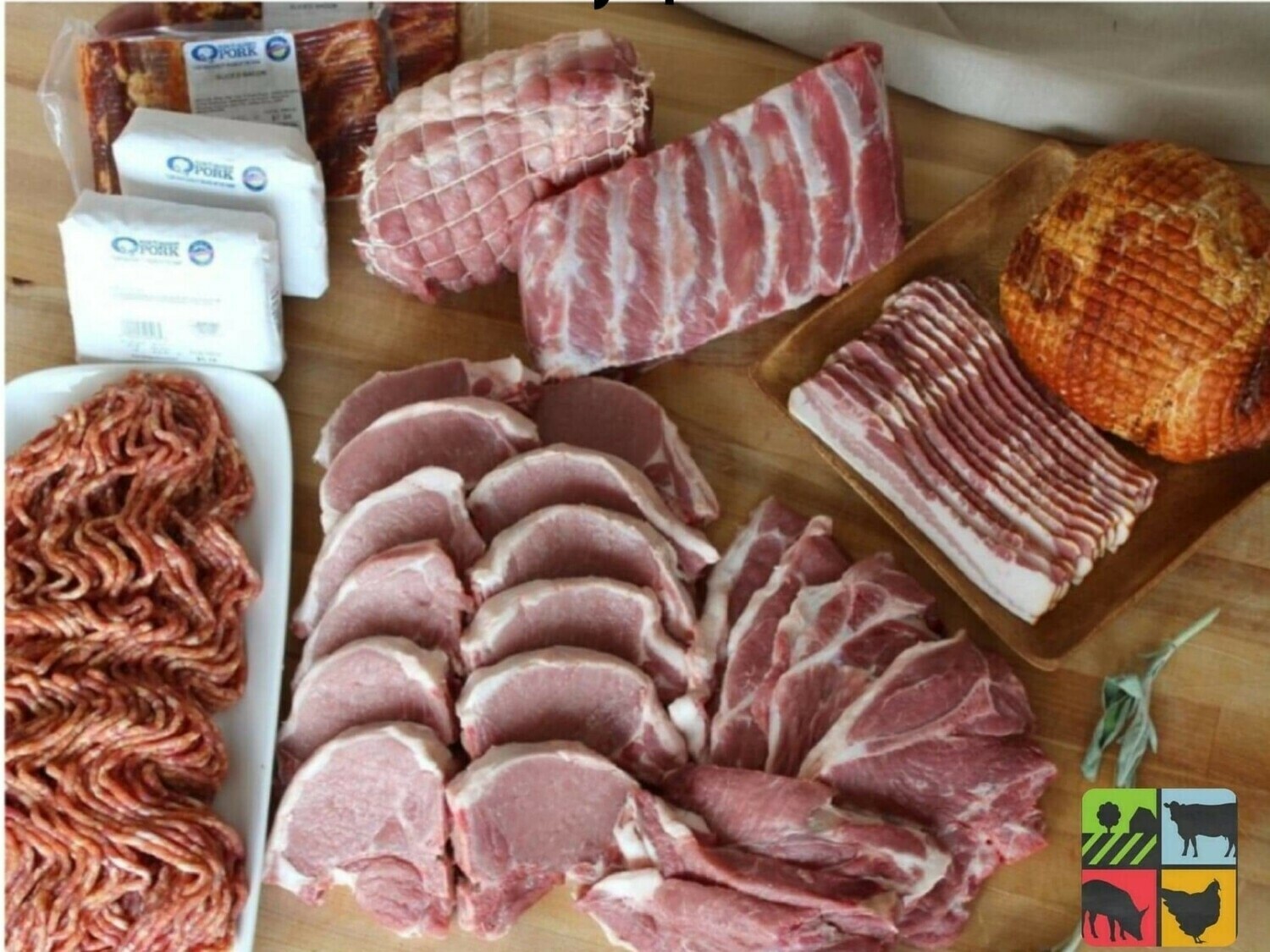 1/2 Hog Share- Grain Fed- Pick up February 26th, 2021