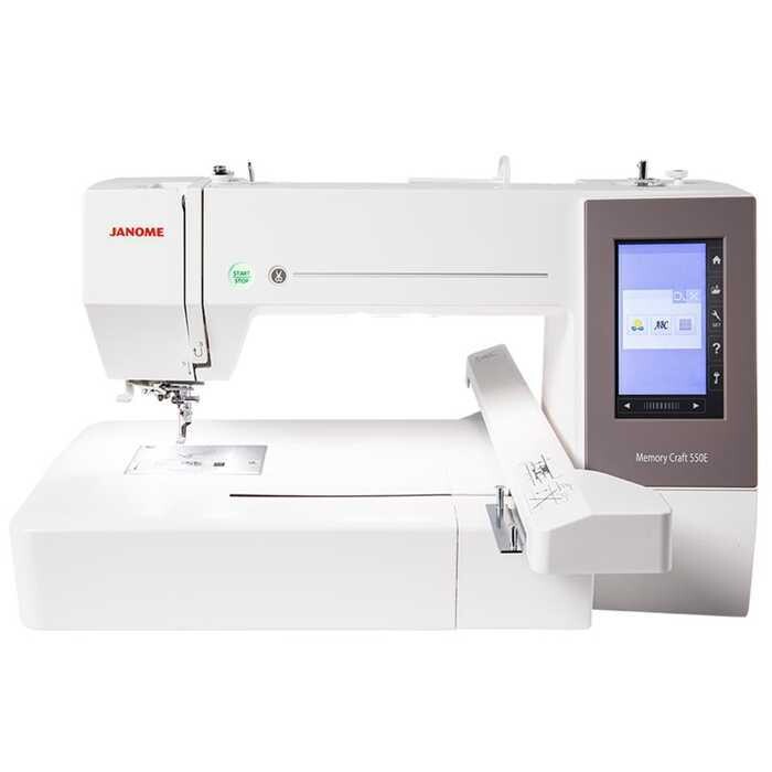 JANOME 550 E avec logiciel artistic junior