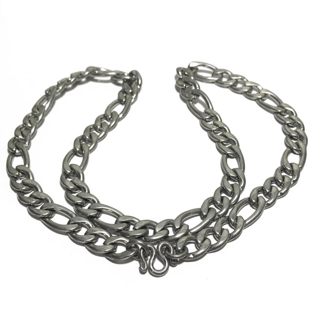 Stainless Steel Neck Chain for Amulets - Jumbo Gauge flat link 25 ...