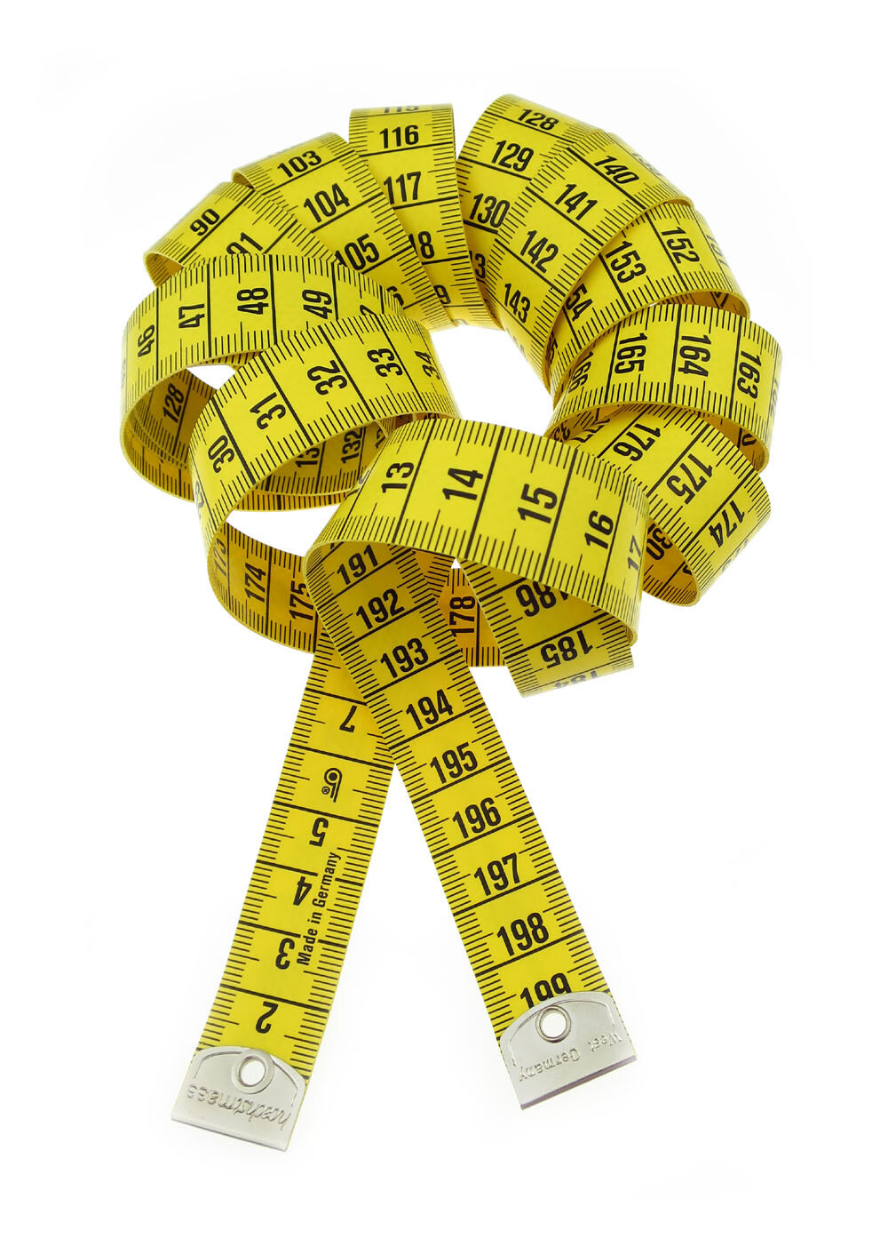 Lintmeter met gaatjes