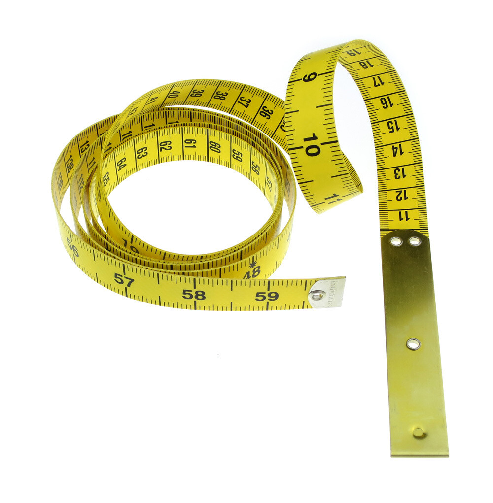 Lintmeter met gaatjes
