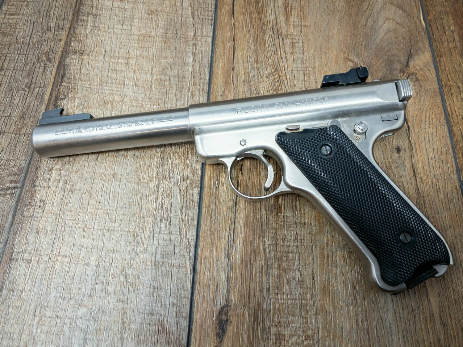 Ruger Mark II Target 22LR Stainless Ruger Mark II Target 22LR Stainless