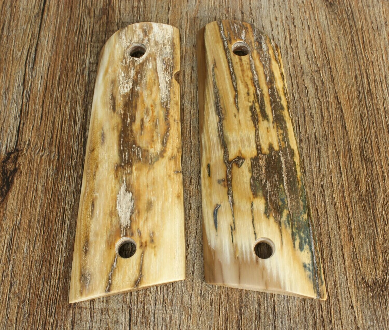 Brown Mammoth Ivory 1911 Grips