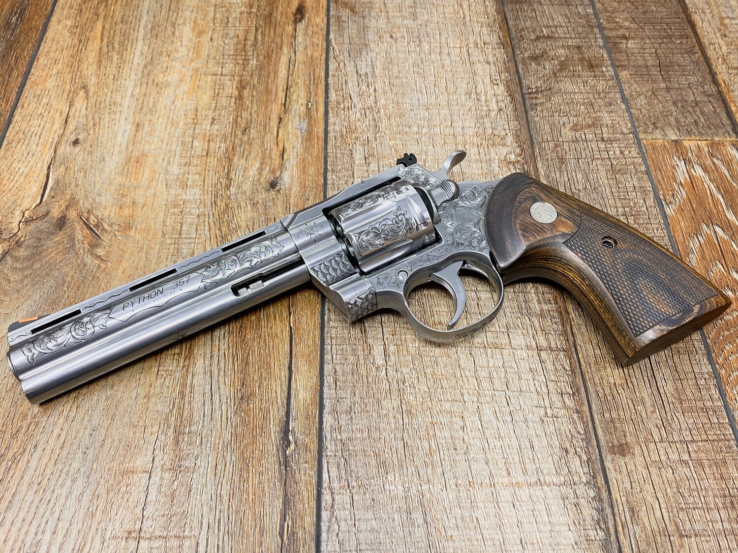 Engraved Colt Python .357Mag 4.25"