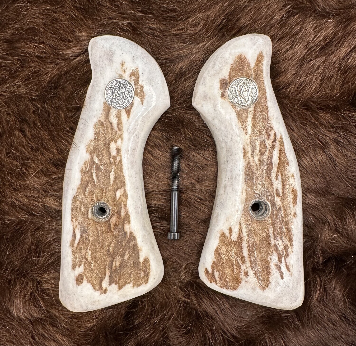 Smith & Wesson Square Butt Stag Grips (J Frame)