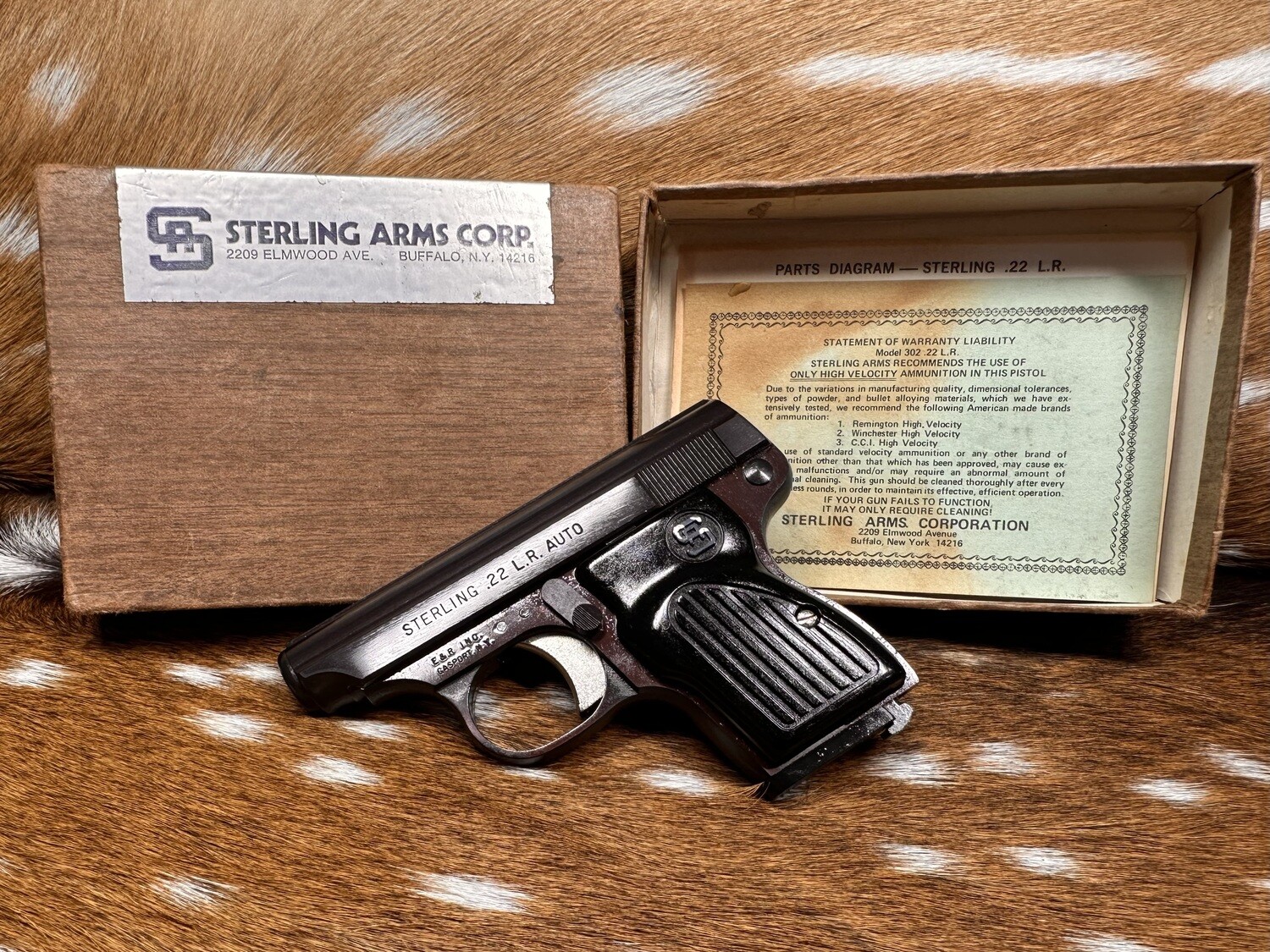 Sterling Arms 302 .22LR Pistol with Box