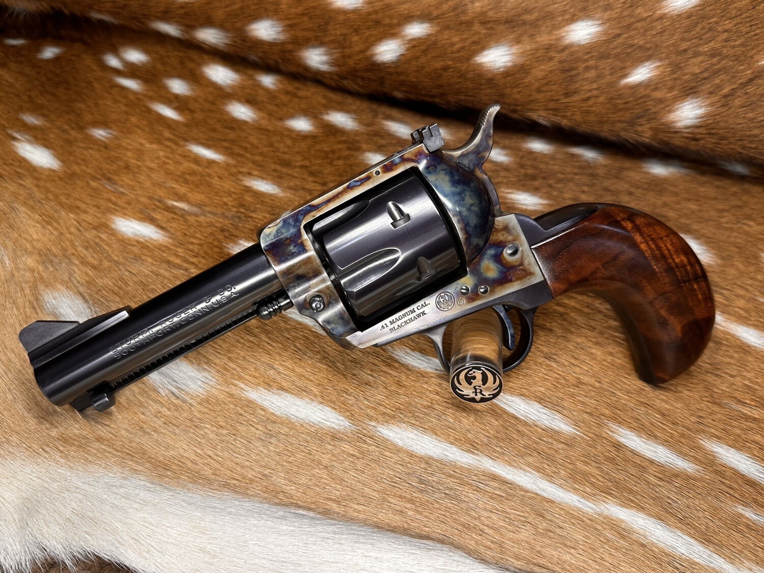 1959 3 Screw Flat Top Ruger Blackhawk .44mag Revolver