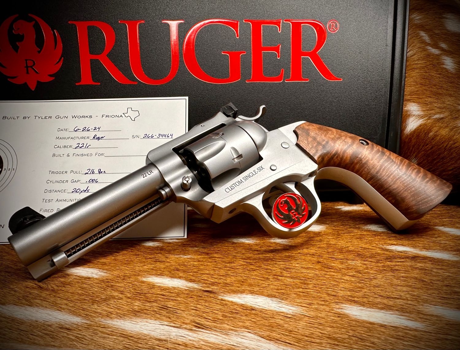 TGW Custom Ruger New Model Single-Six Bisley .22LR