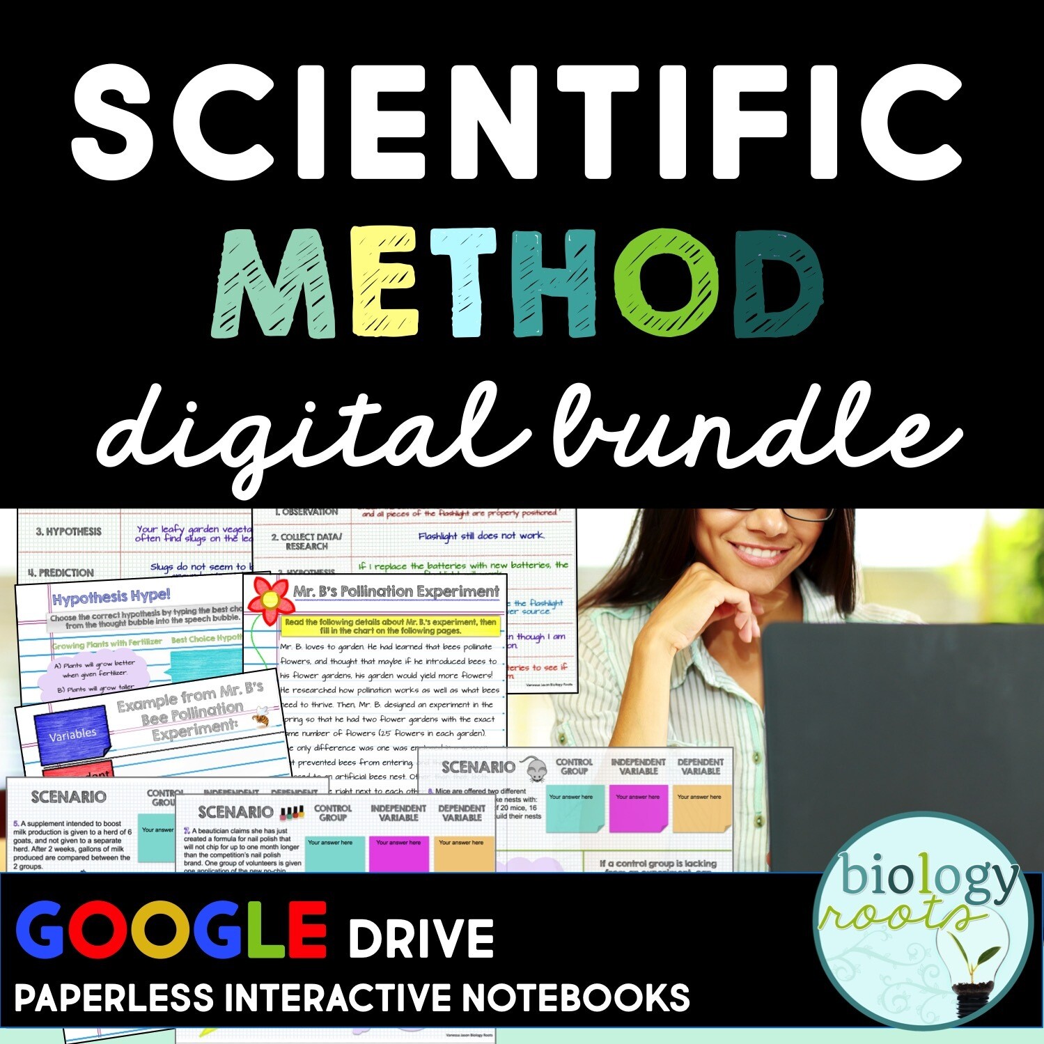 Scientific Method Digital Notebook - Store - Biology Roots