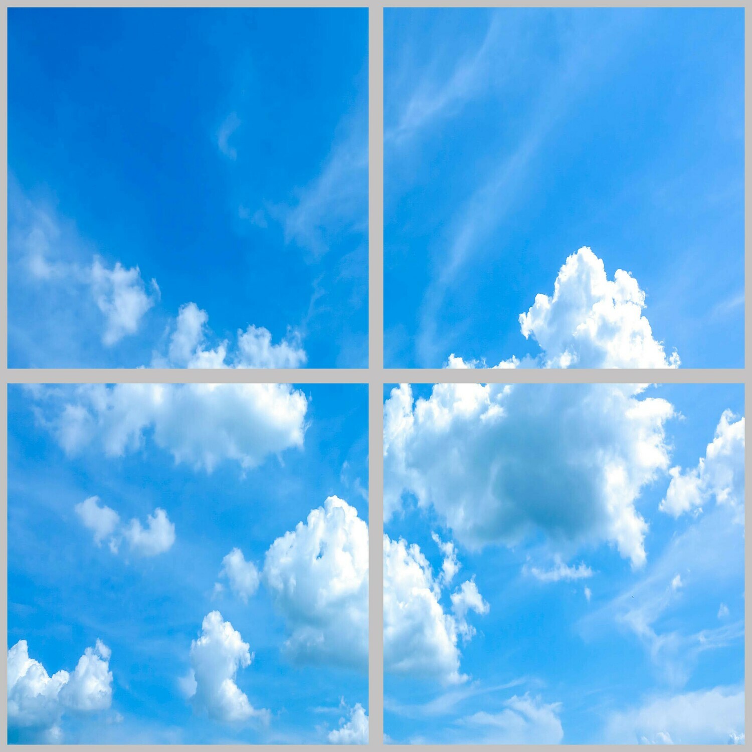 Sky Clouds LED Ceiling Panels SC1 - Blue Sky with Fluffy Clouds